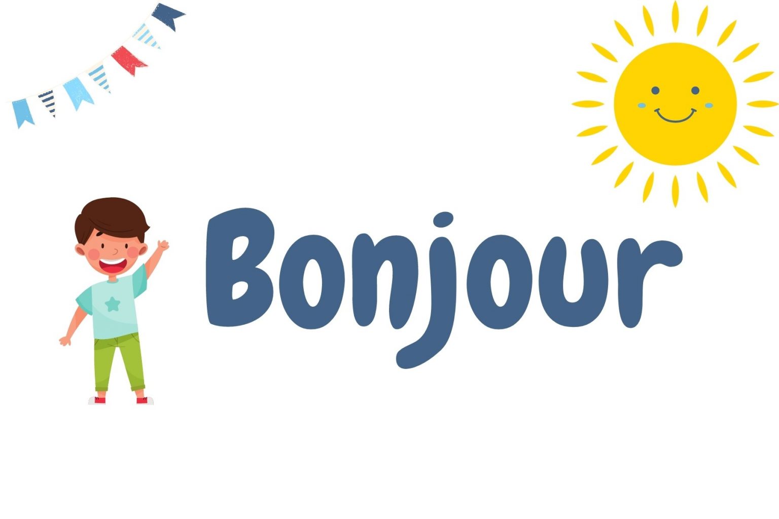 Les salutations/ greetings - French for kids