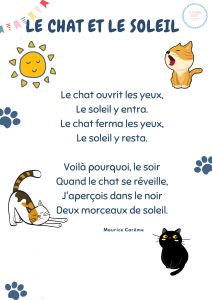 Le chat et le soleil - French for kids