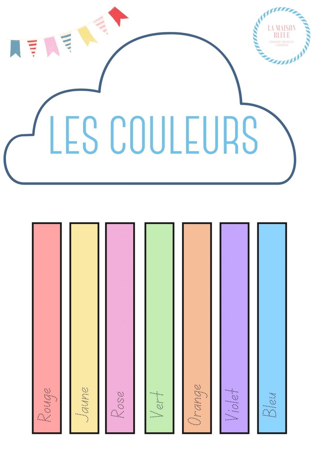 Les couleurs / colors - French for kids
