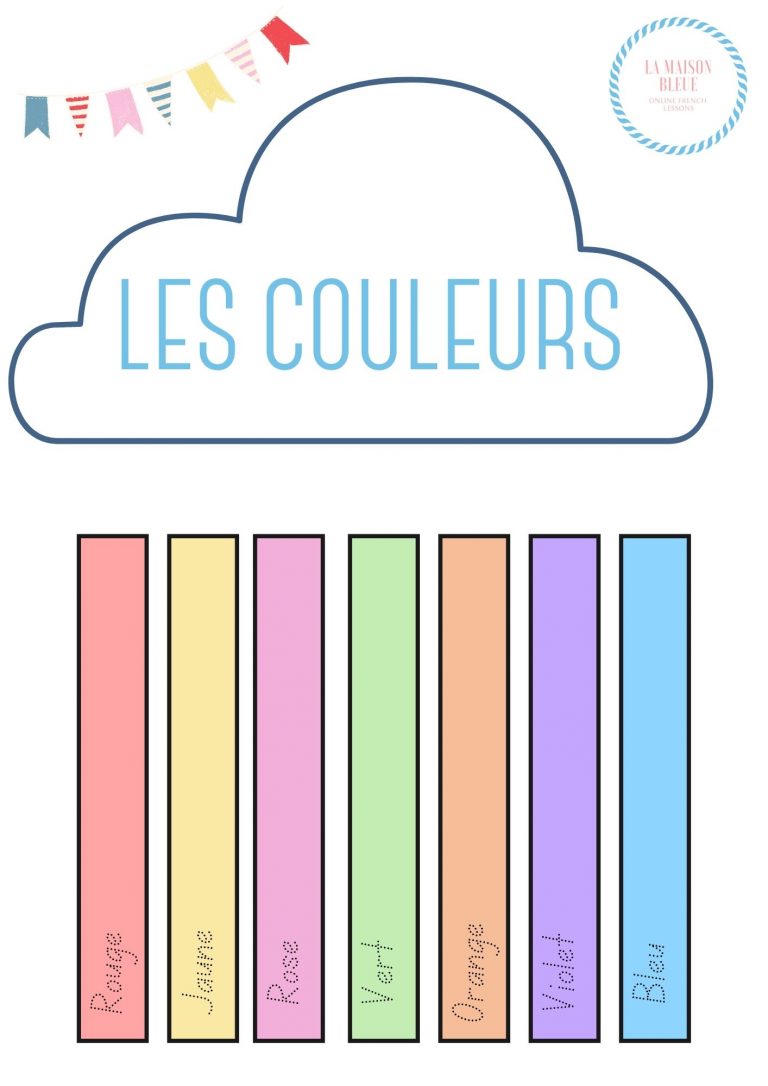 Les couleurs / colors - French for kids