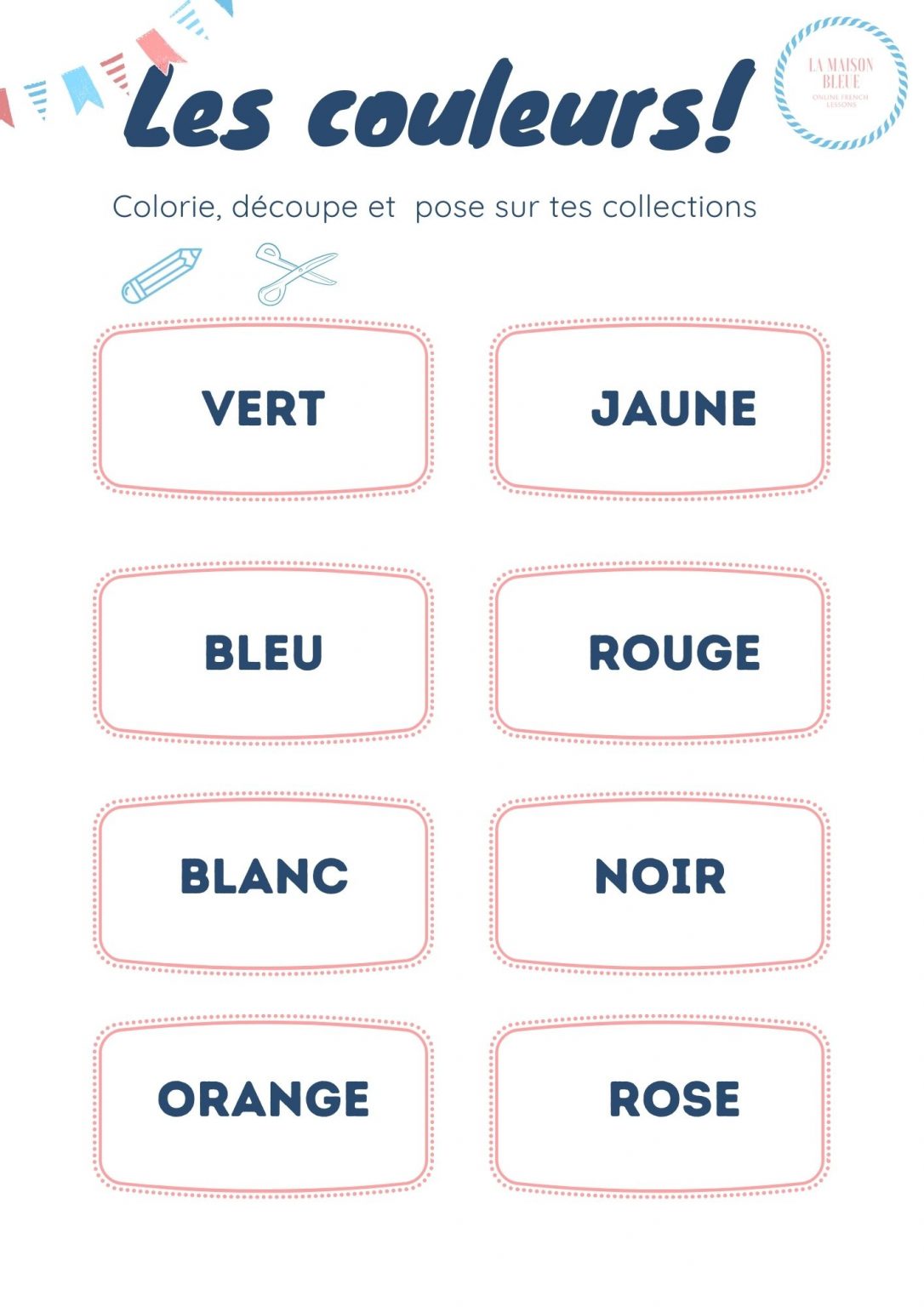 Les couleurs / colors - French for kids