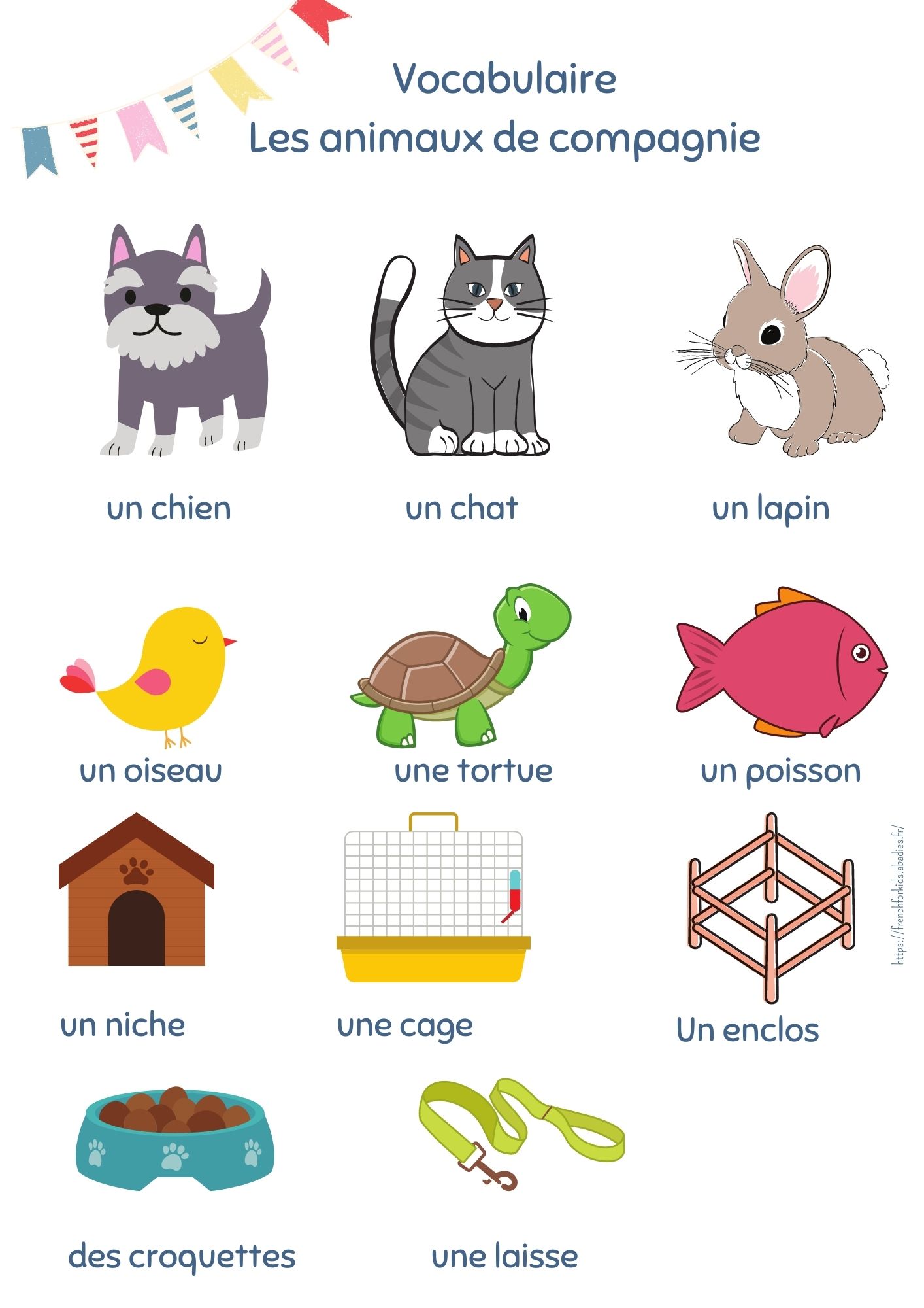 Les animaux/ animals - French for kids