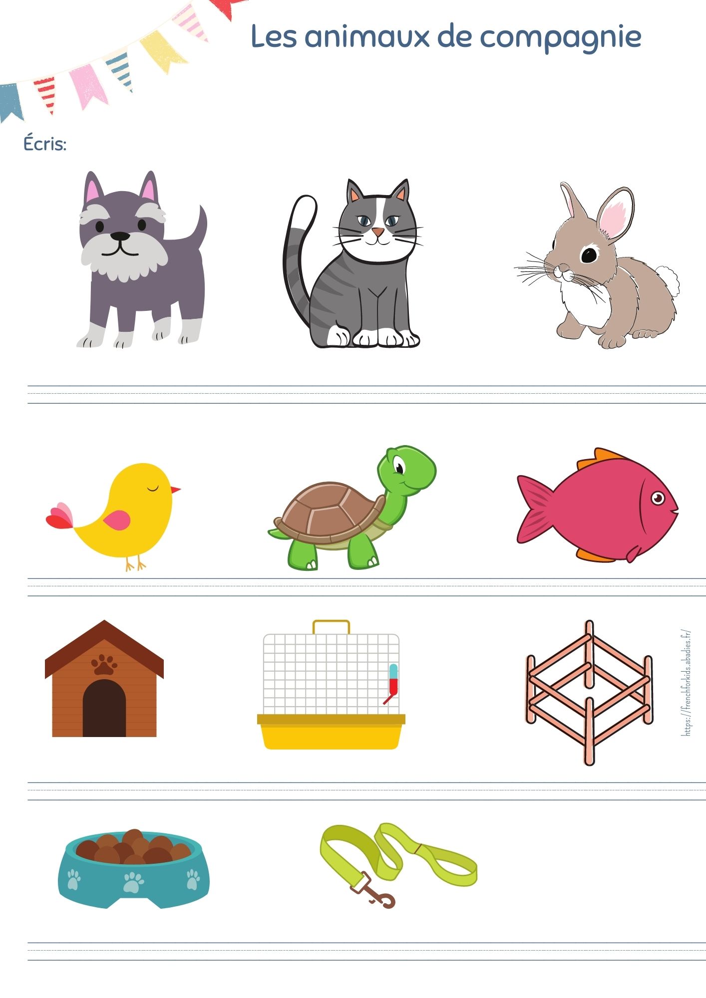 Les animaux/ animals - French for kids