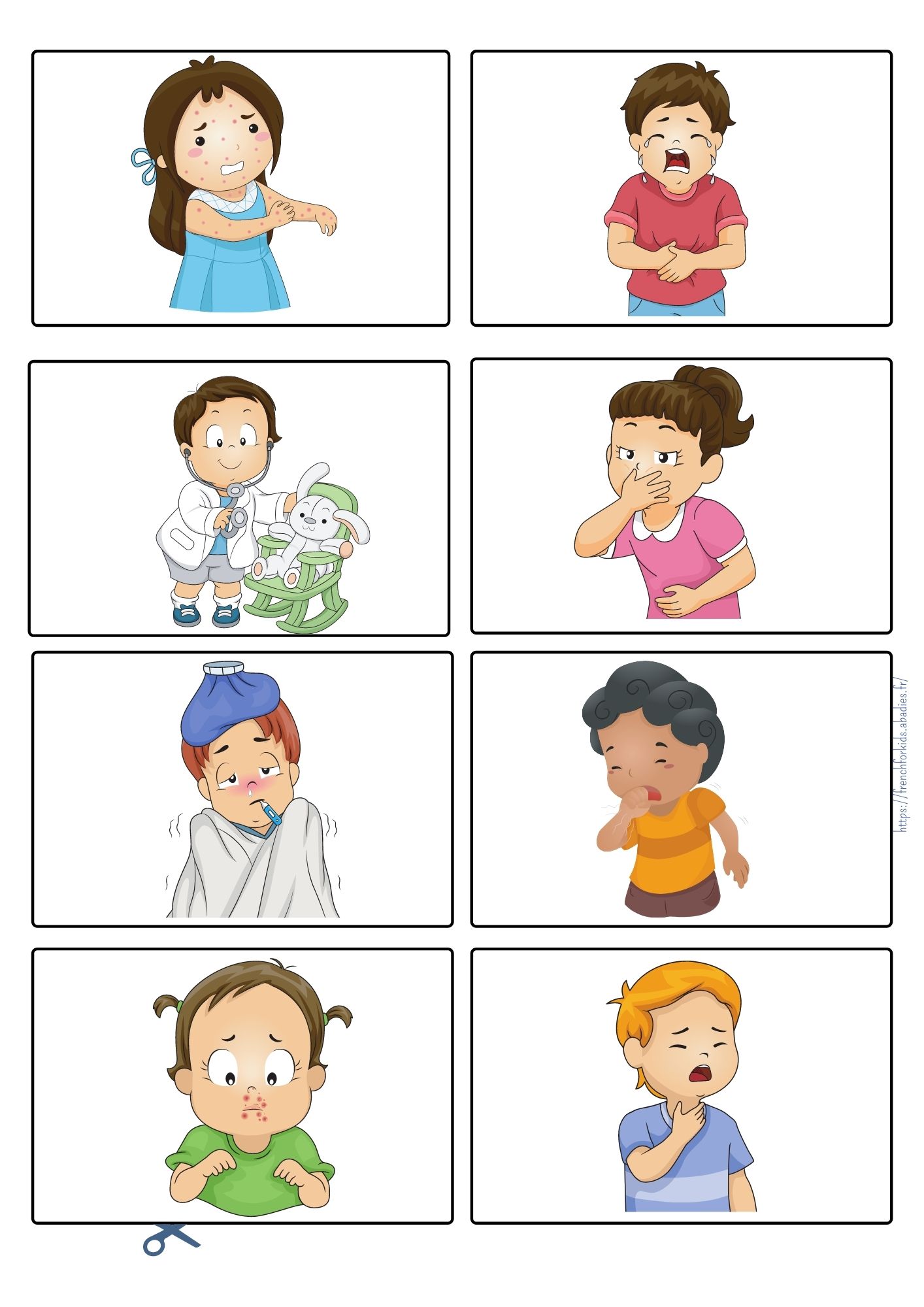 La santé/Health - French for kids