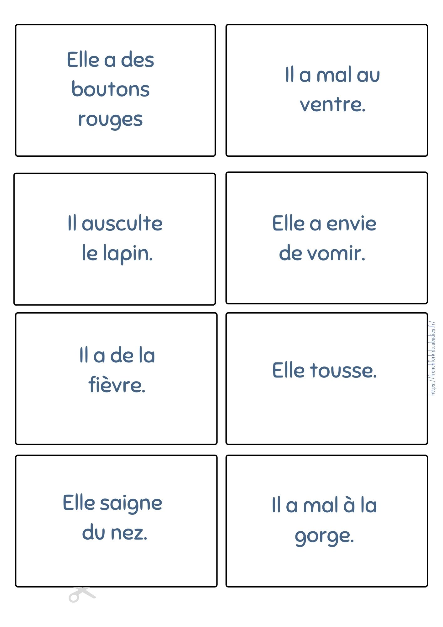 La santé/Health - French for kids