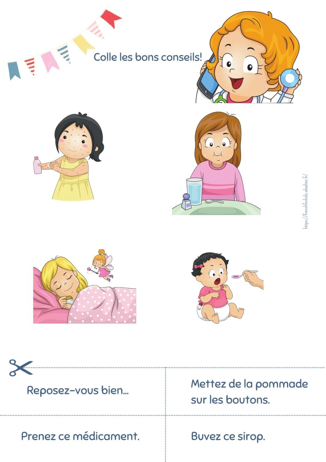 La santé/Health - French for kids