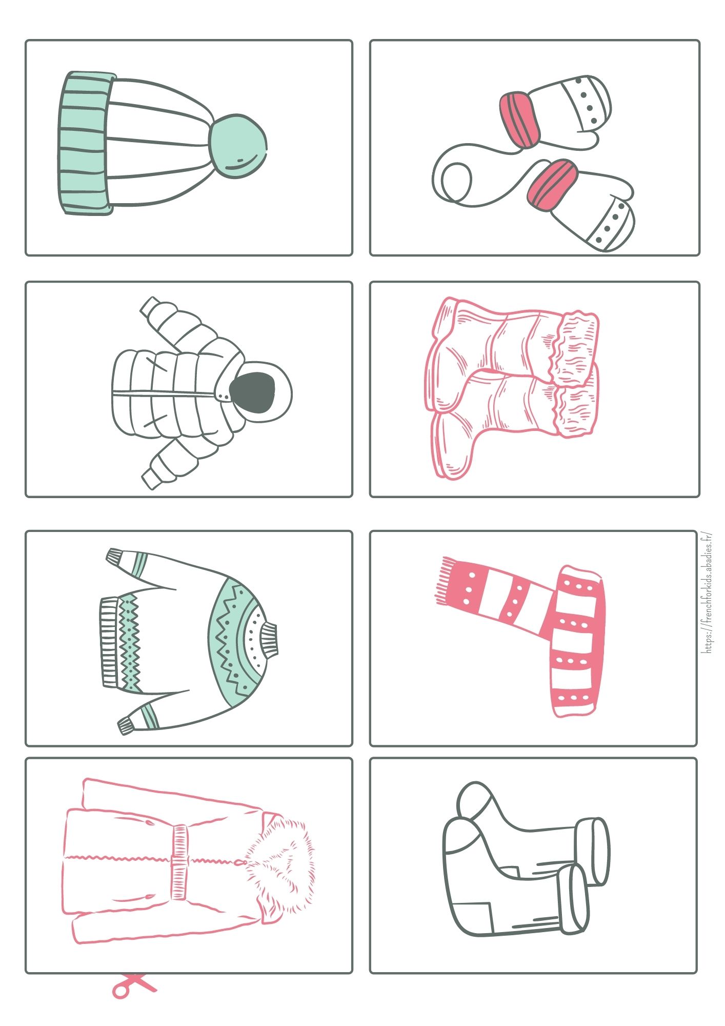 C'est l'hiver! - French for kids